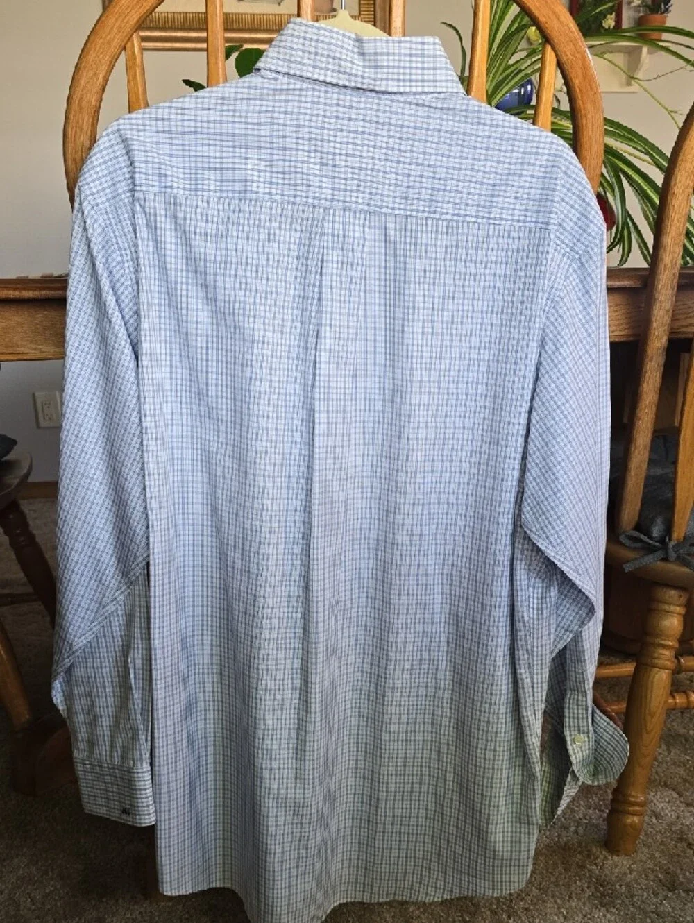 Forsyth Of Canada | Shirts | Classic Light Blue Checked Longsleeve ...